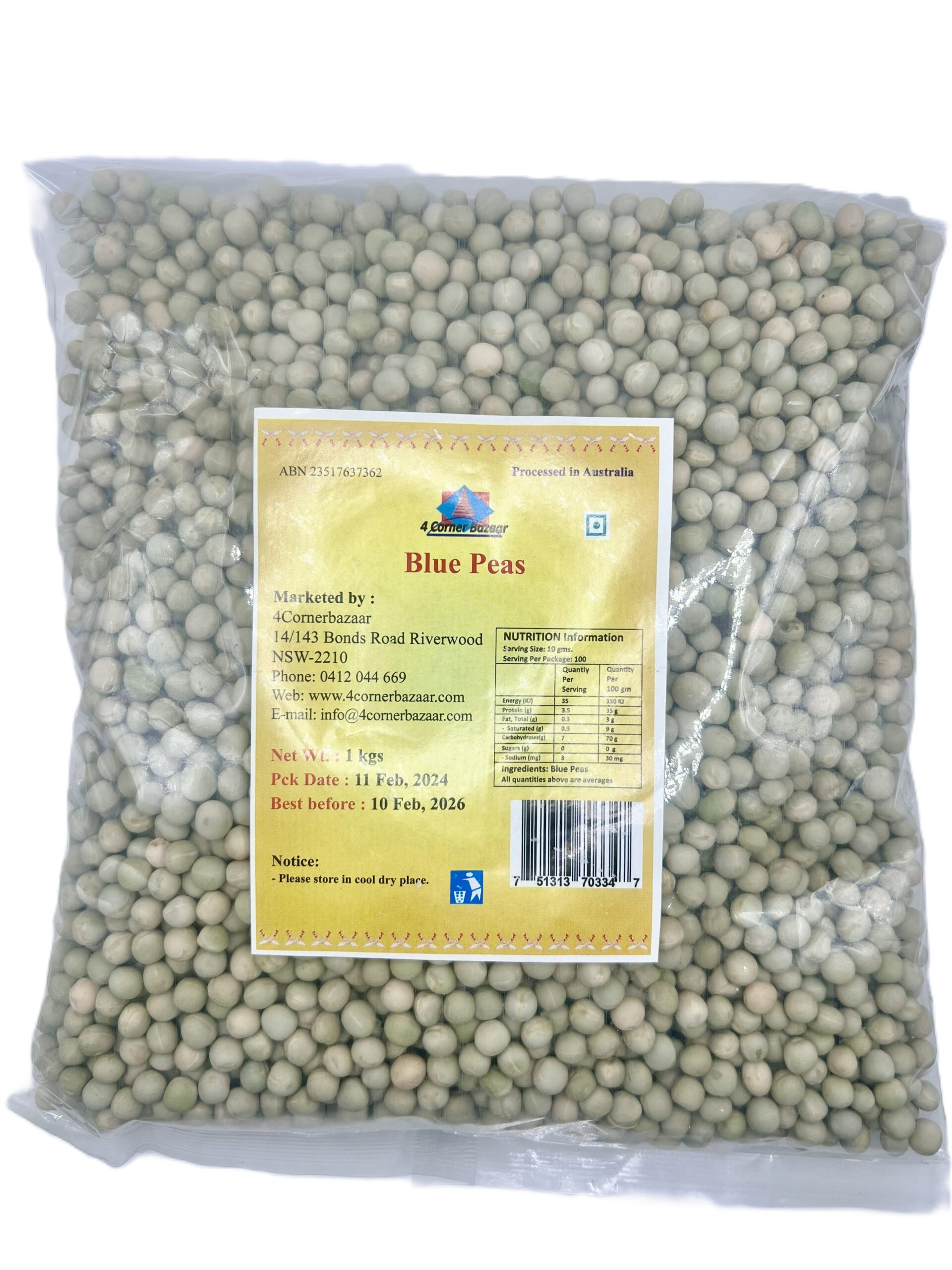 Blue Peas 1kg – Hamro Mart